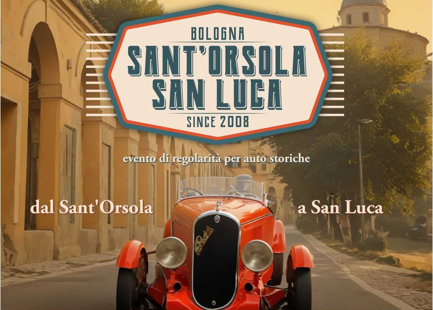 Auto storiche tra Bologna e San Luca, appuntamento suggestivo, l'8 febbraio