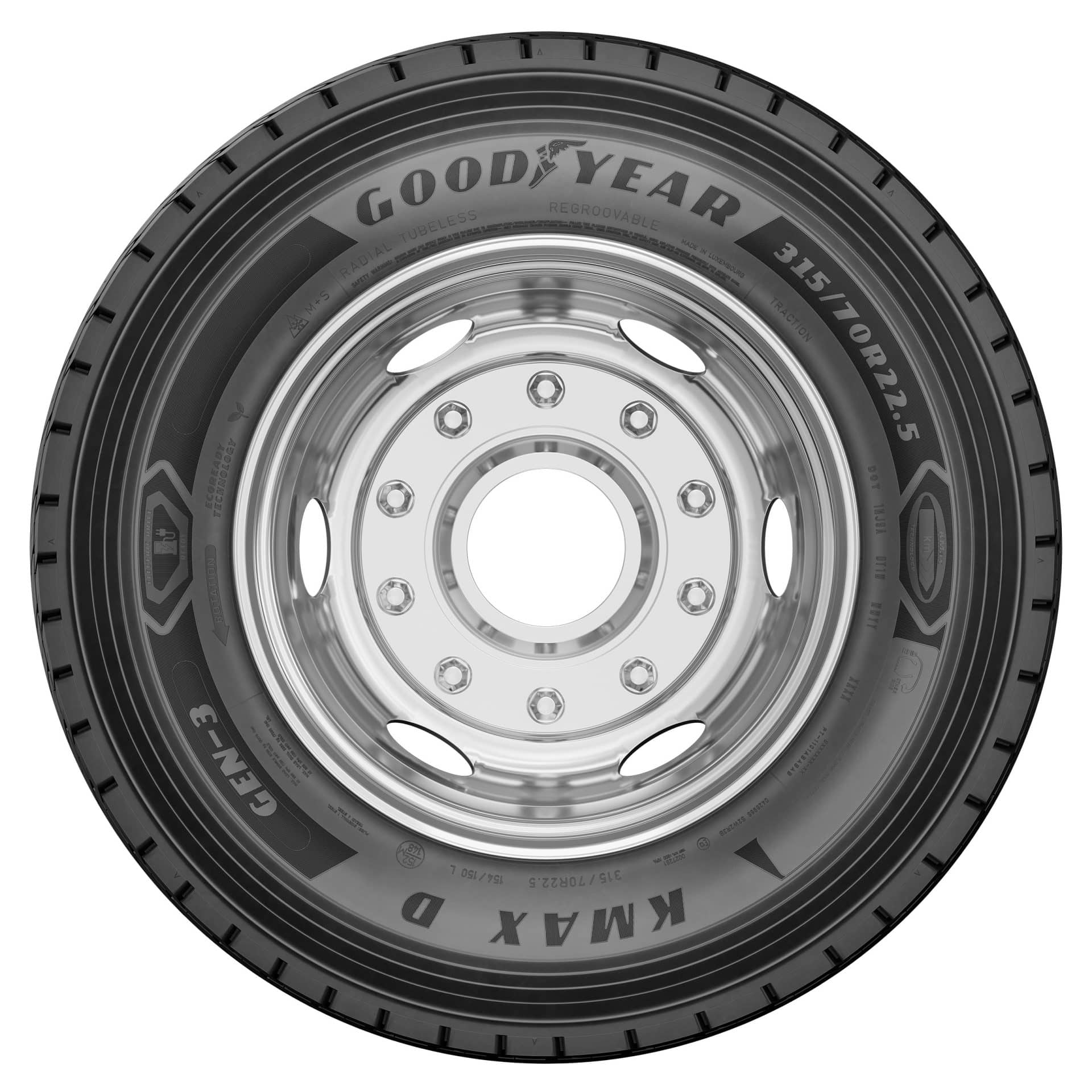 Goodyear lancia KMAX GEN-3, nuova gamma super efficiente per camion